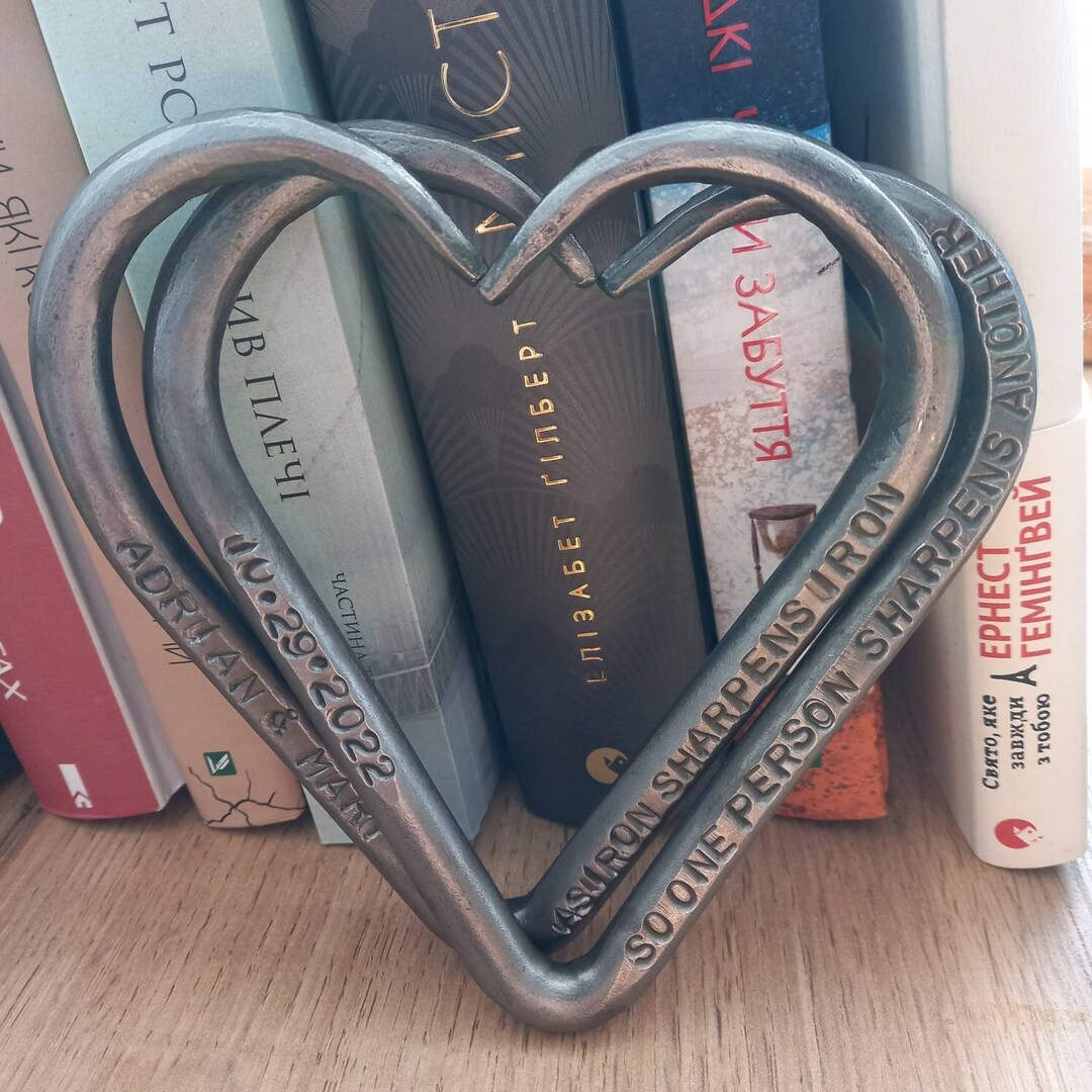 Iron Sharpens Iron - Blacksmith Made - 6th Wedding Anniversary - Iron ...