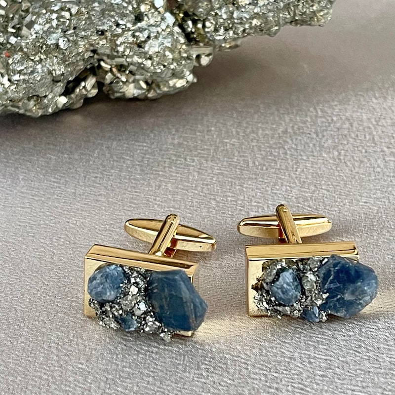 Gemstone Cufflinks - Etsy