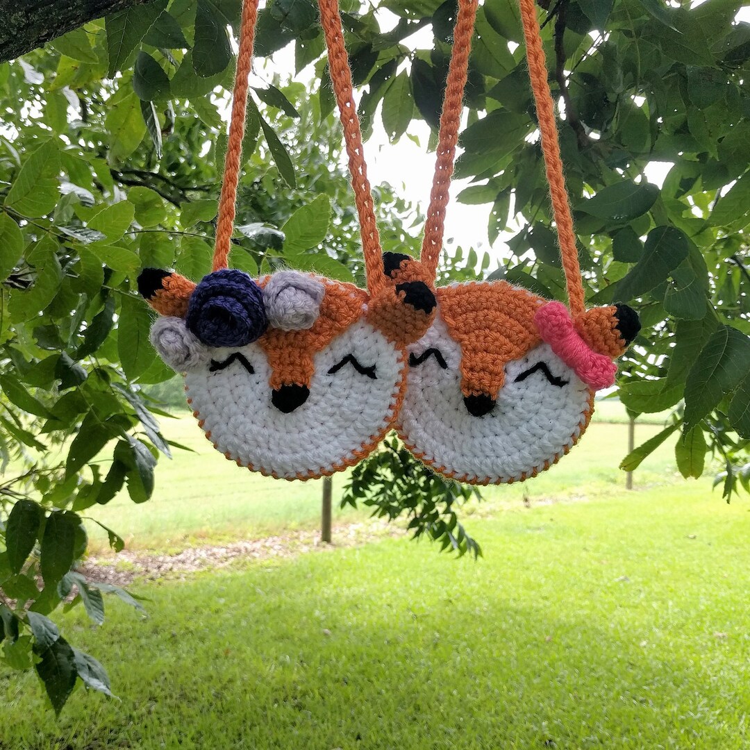 Cute Woodland Sly Fox Purse, Crochet Bag Pattern Printable - Etsy