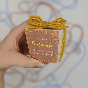 Unique Fortune Cookie Thank You Gift for Best Friends and Coworkers - Etsy