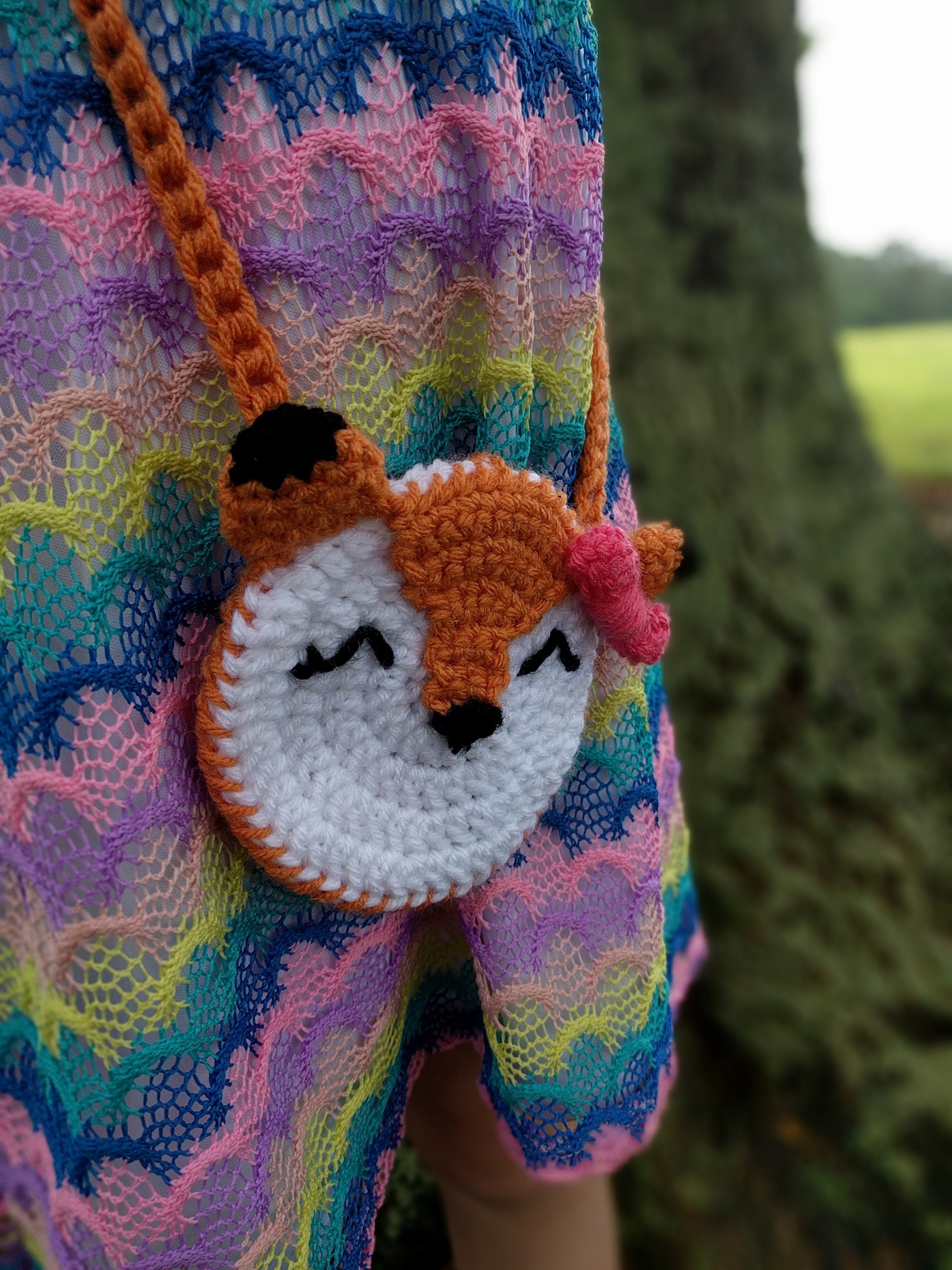 Cute Woodland Sly Fox Purse, Crochet Bag Pattern Printable - Etsy