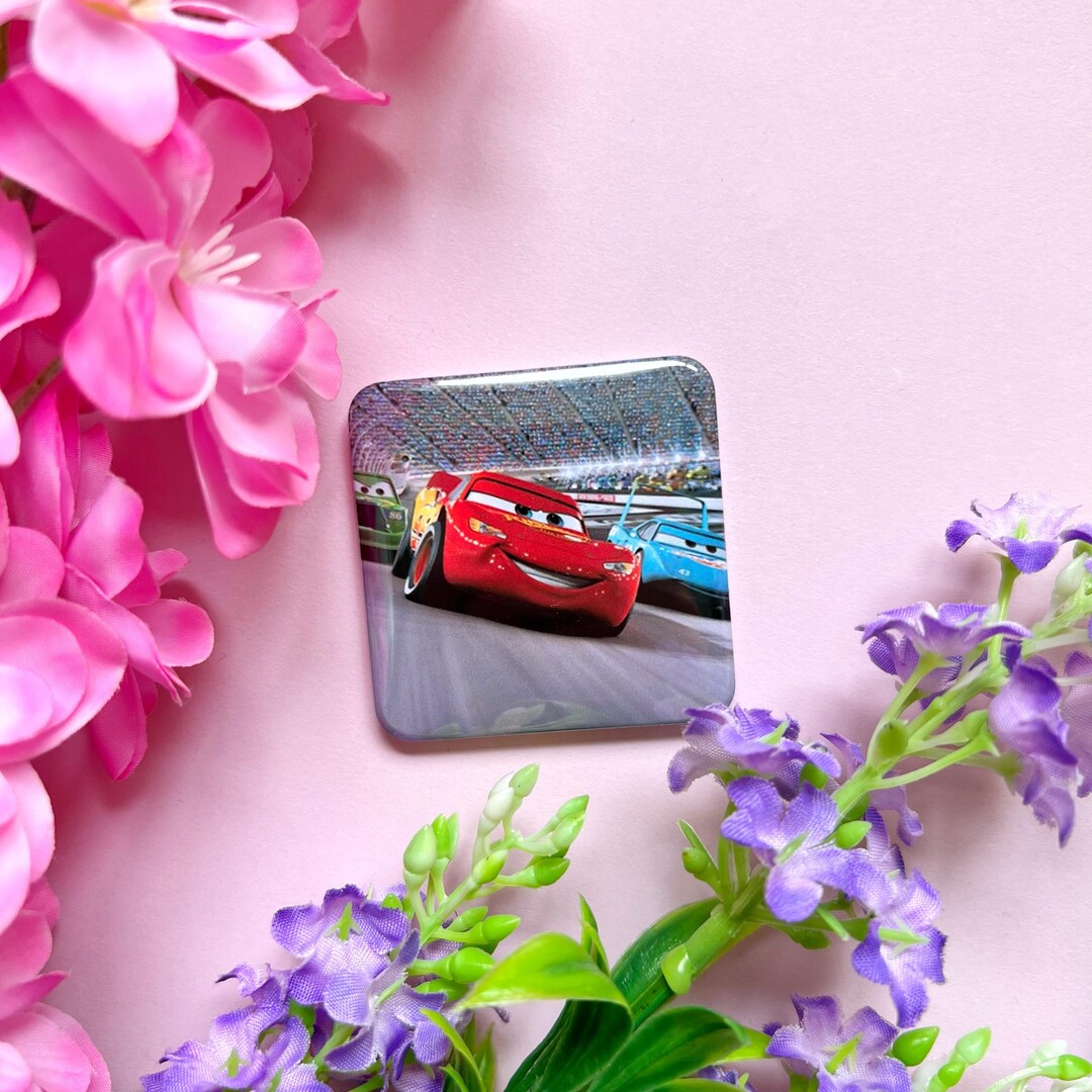 MAGNET CARS / Lightning Mcqueen Disney Inspired Fridge Magnet ...