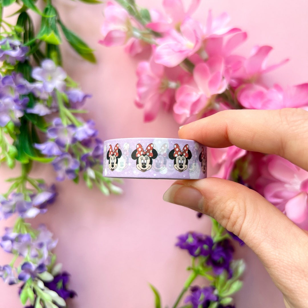 WASHI TAPE MINNIE / Mouse Head Disney Inspired Stationery Bullet ...