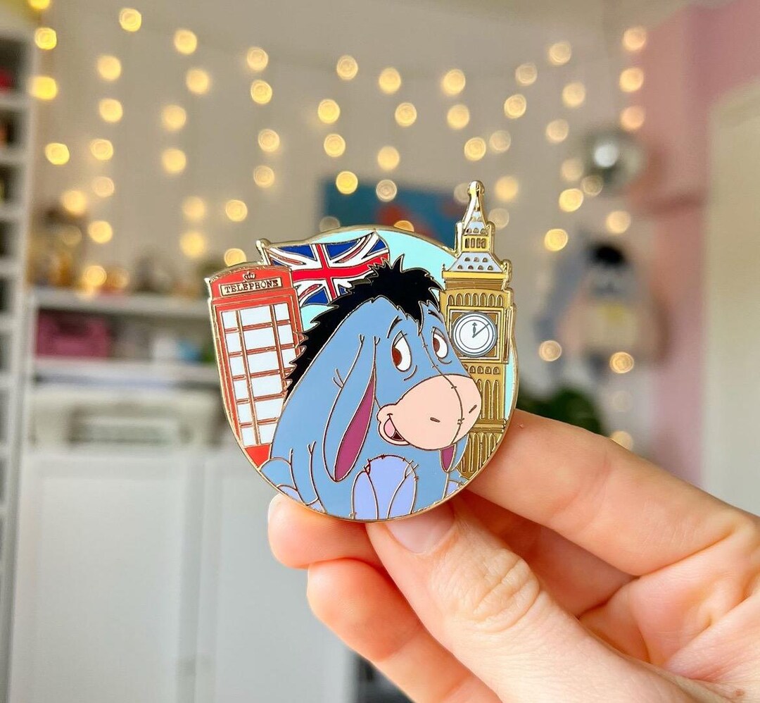 EEYORE INSPIRED PIN / Winnie the Pooh Disney London England United ...