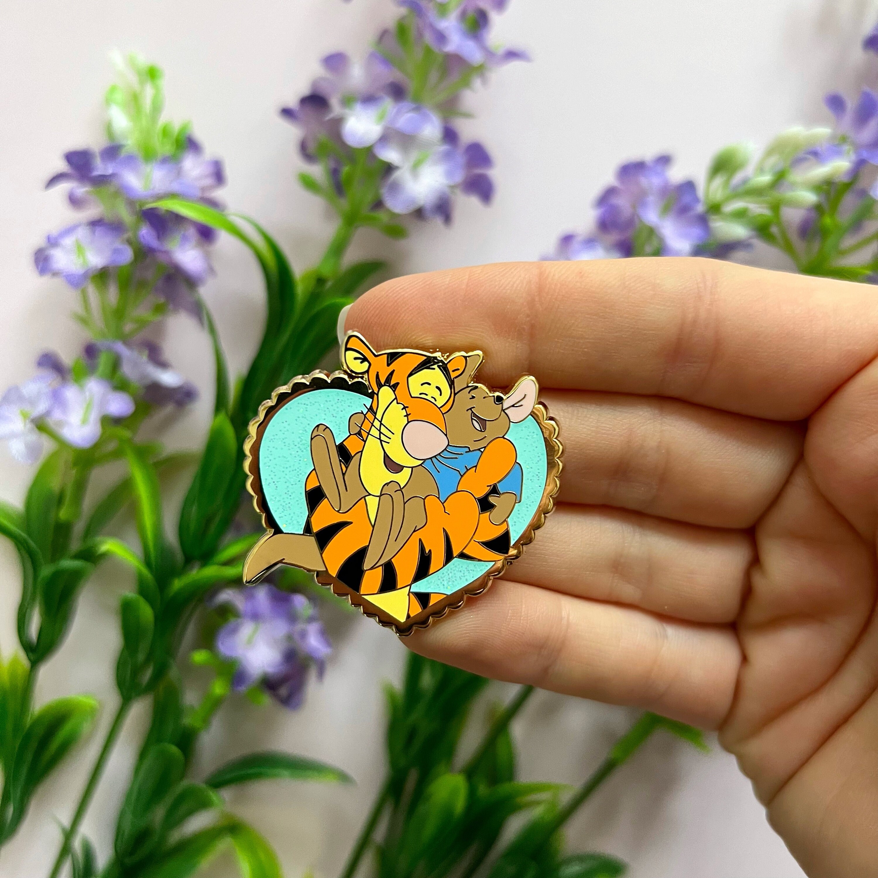 TIGGER ROO PIN / Hugging Disney Inspired Enamel Pin Winnie the Pooh ...