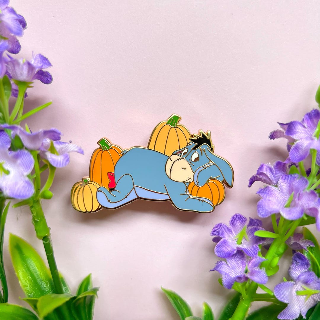 EEYORE INSPIRED PIN / Winnie the Pooh Disney Fall Pumpkin Autumn ...
