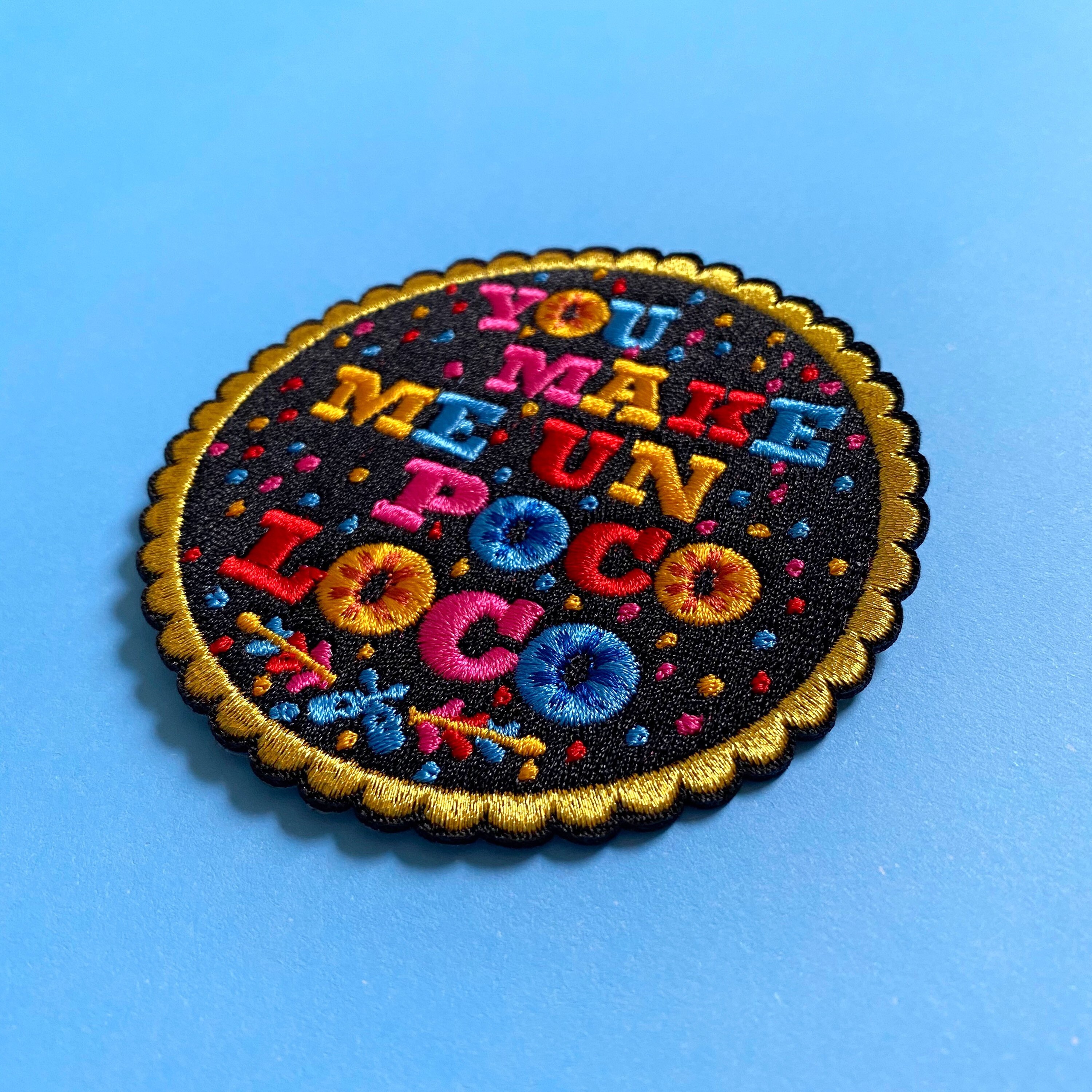 IRON ON PATCH / Coco You Make Me Un Poco Loco / - Etsy