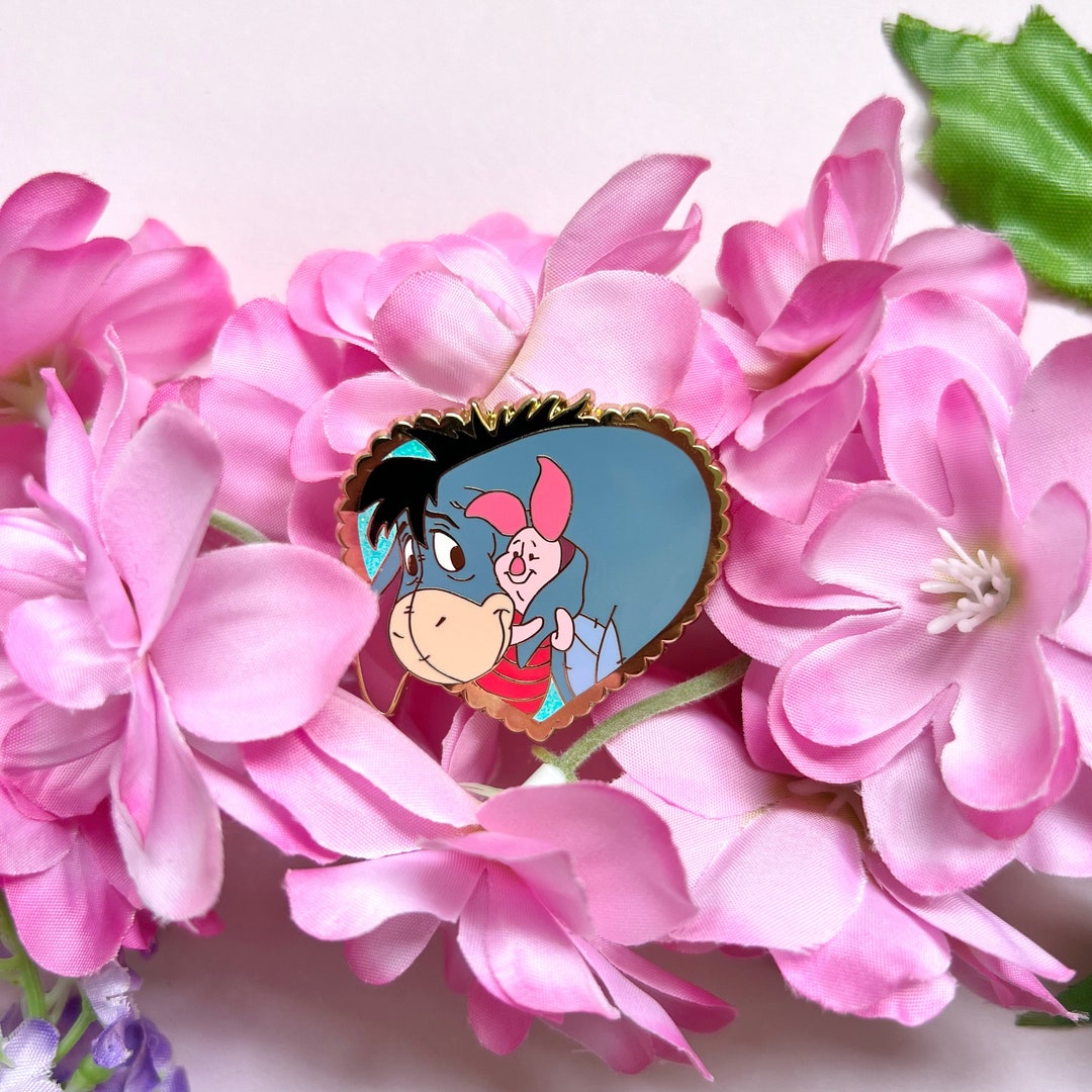 EEYORE PIGLET PIN / Hugging Friends Disney Inspired Enamel Pin Piglet ...