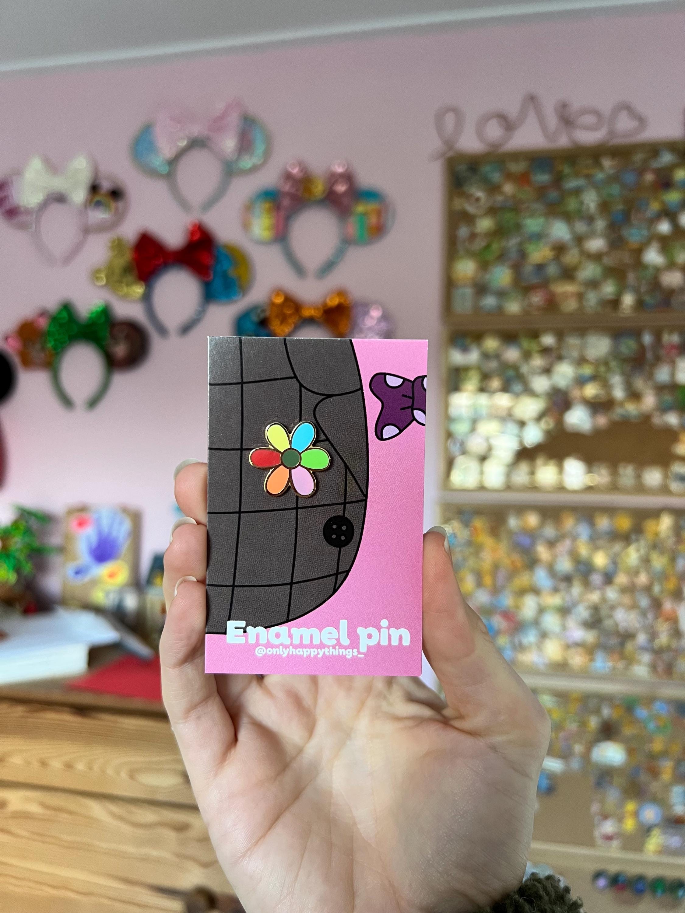 INSIDE OUT PIN / Bing Bong Flower Disney Inspired / Onlyhappythings - Etsy