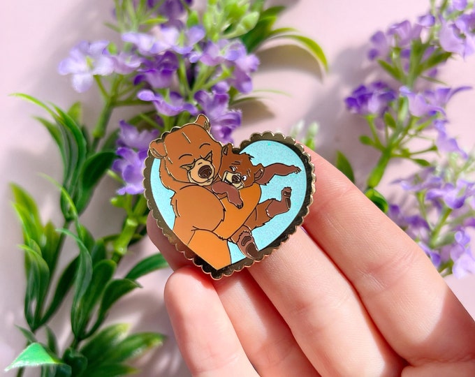 BROTHER BEAR PIN / Hugging Disney Inspired Enamel Pin Kenai Koda ...