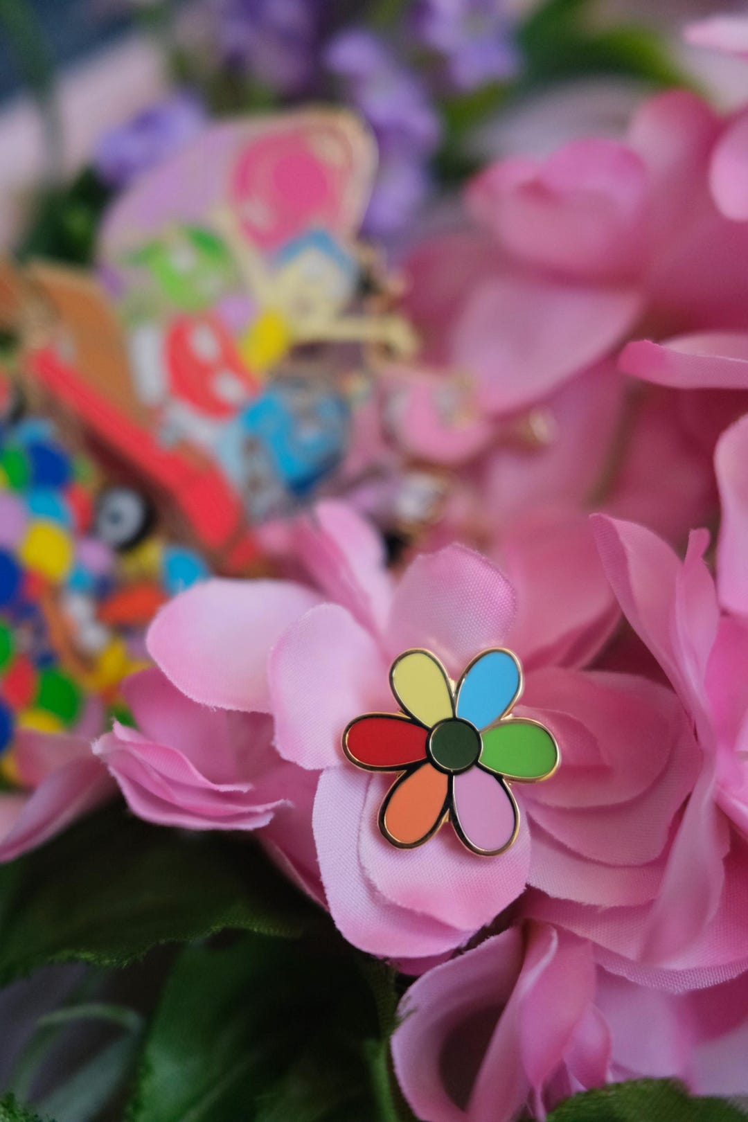 INSIDE OUT PIN / Bing Bong Flower Disney Inspired / Onlyhappythings - Etsy