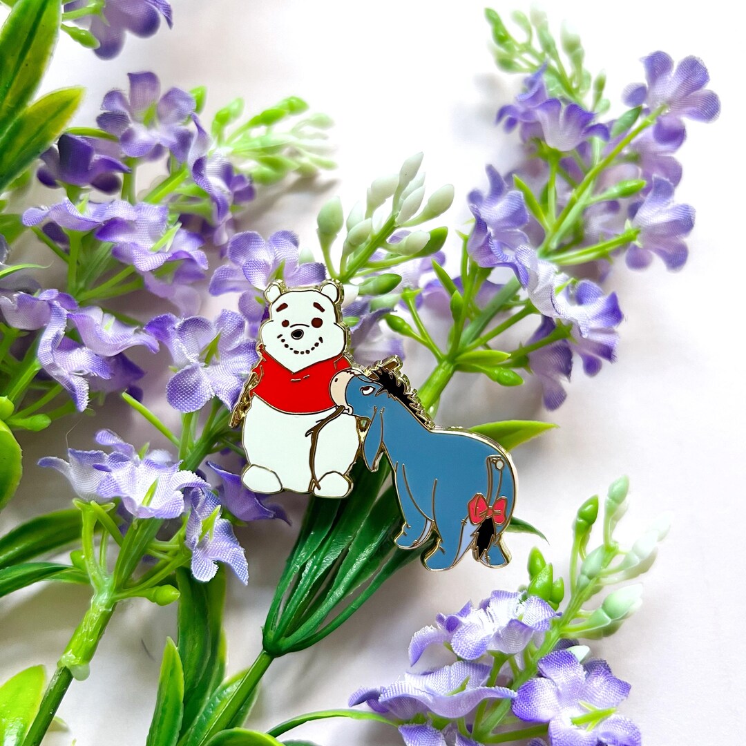 EEYORE INSPIRED PIN / Enamel Disney Inspired Winnie the Pooh Pin Winter ...