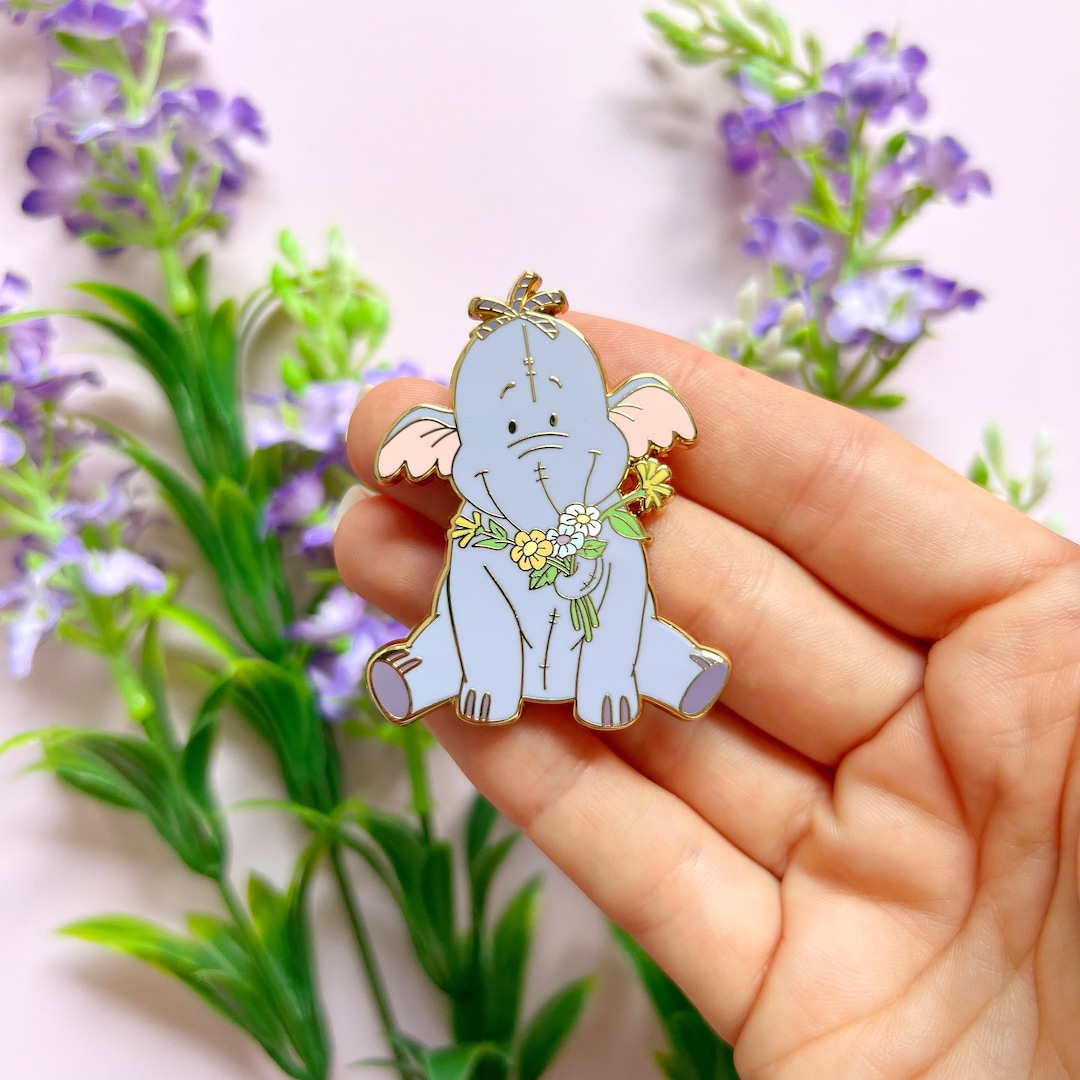 LUMPY PIN / Lumpy Flowers Winnie the Pooh Inspired Disney Pin / Onlyhappythings - Etsy