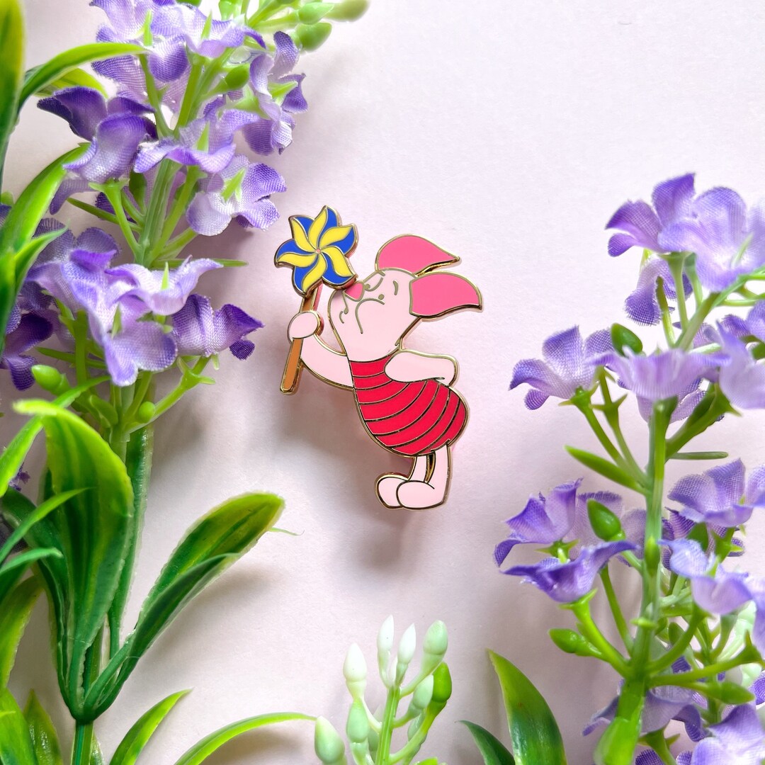 PIGLET PIN / Winnie the Pooh Windmill Moving Disney Inspired Fantasy ...