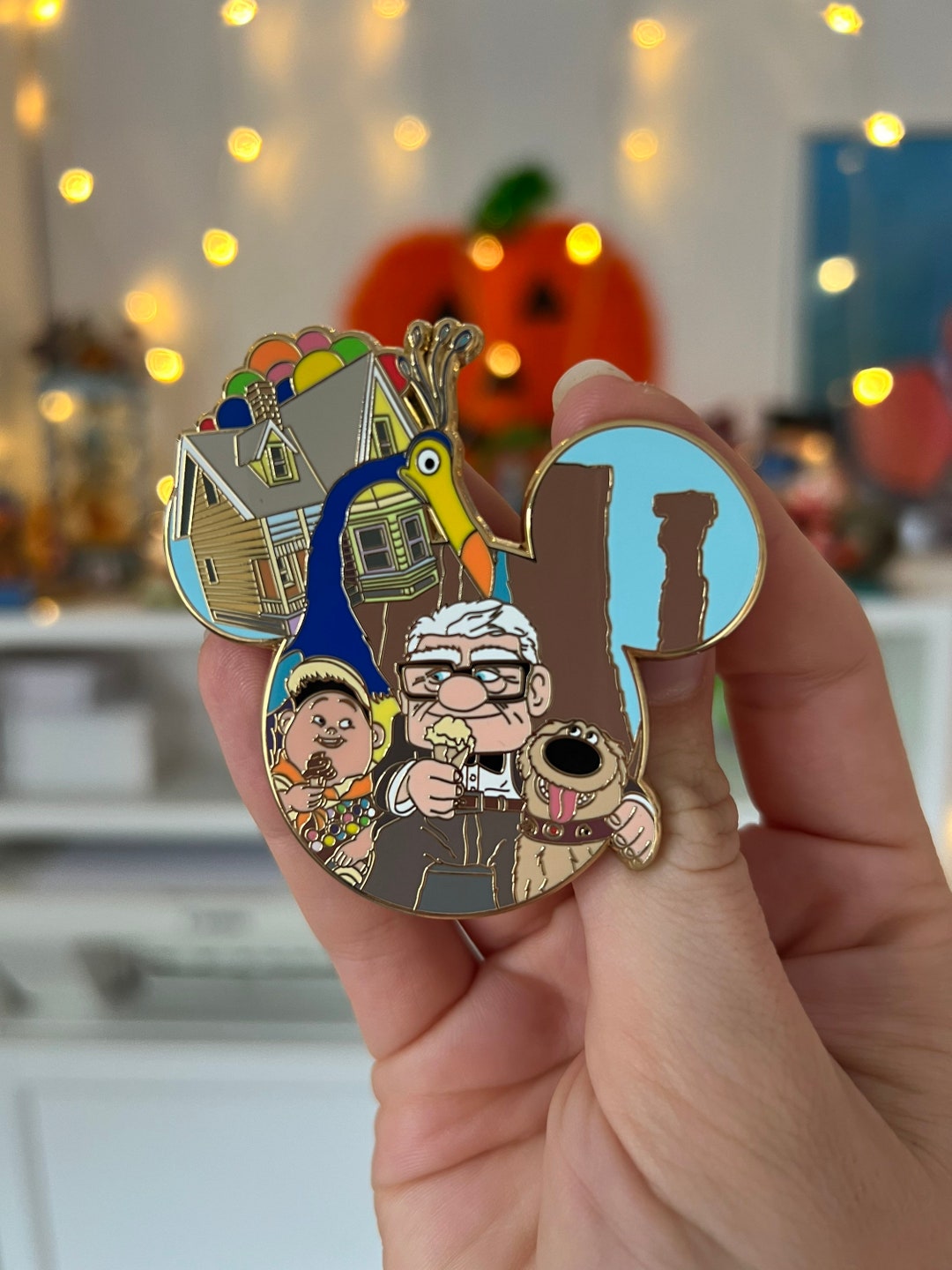 UP ENAMEL PIN / Disney Russel Carl Kevin Bird up Disneyland Disneyworld ...