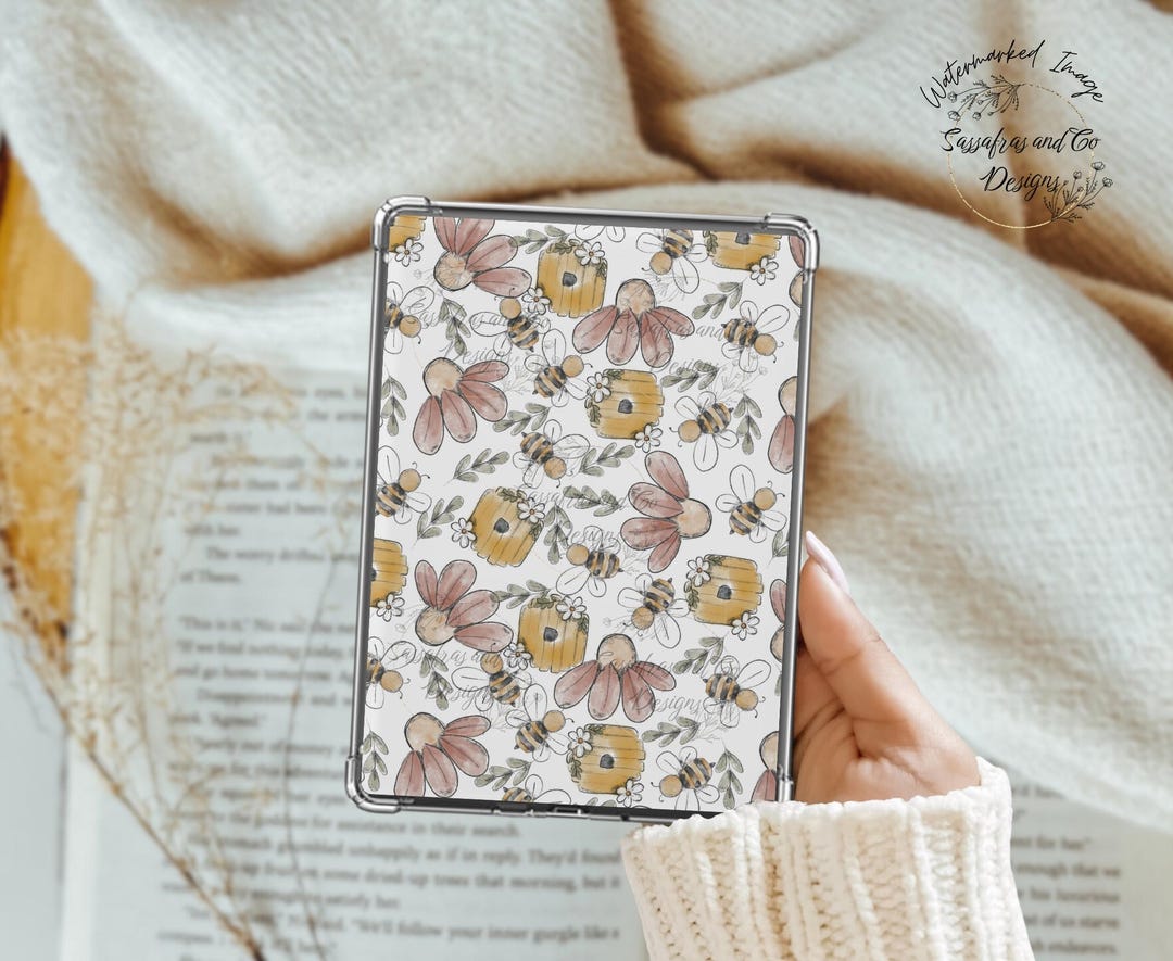 Beehive E-reader Insert, Bees Insert, E-reader, Kindle, Personalize ...