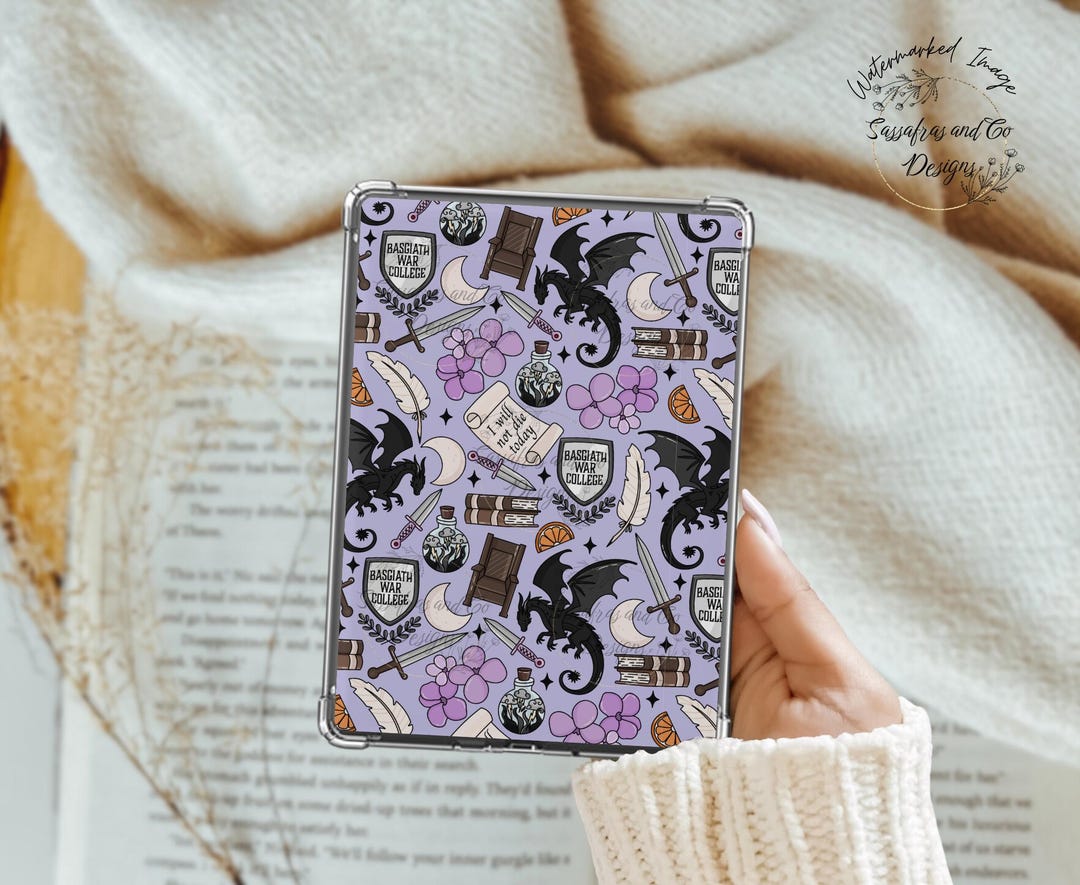 Fourth Wing E-reader Insert, Dragon Insert, E-reader, Kindle ...