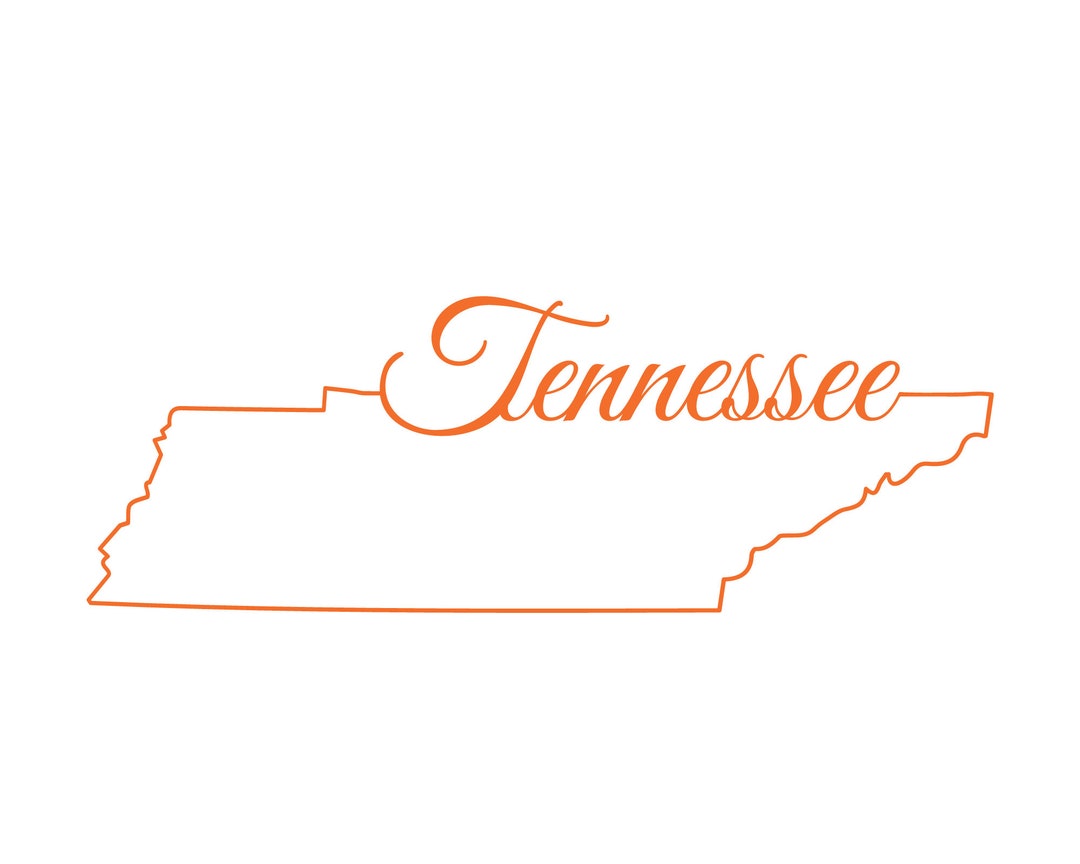 State Outline SVG Cursive United States of America Digital Art ...