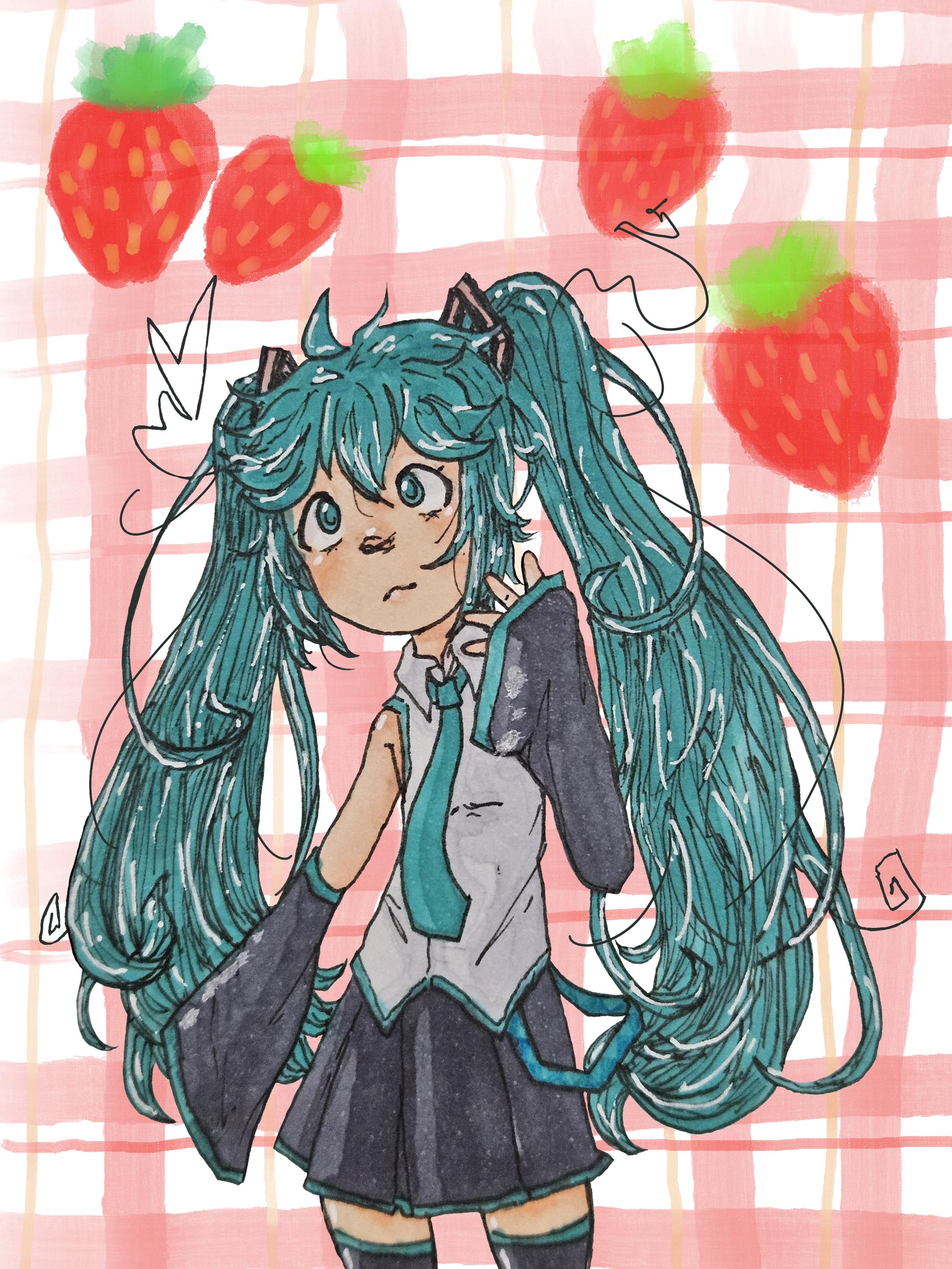 Hatsune Miku Art Print - Etsy