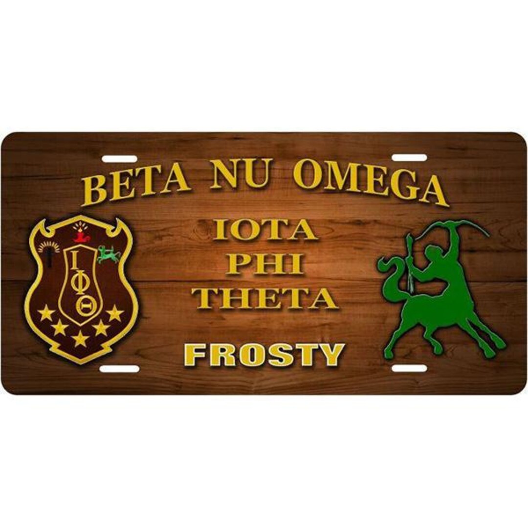 Iota Phi Theta Customizable Centaur Car Tag - Etsy
