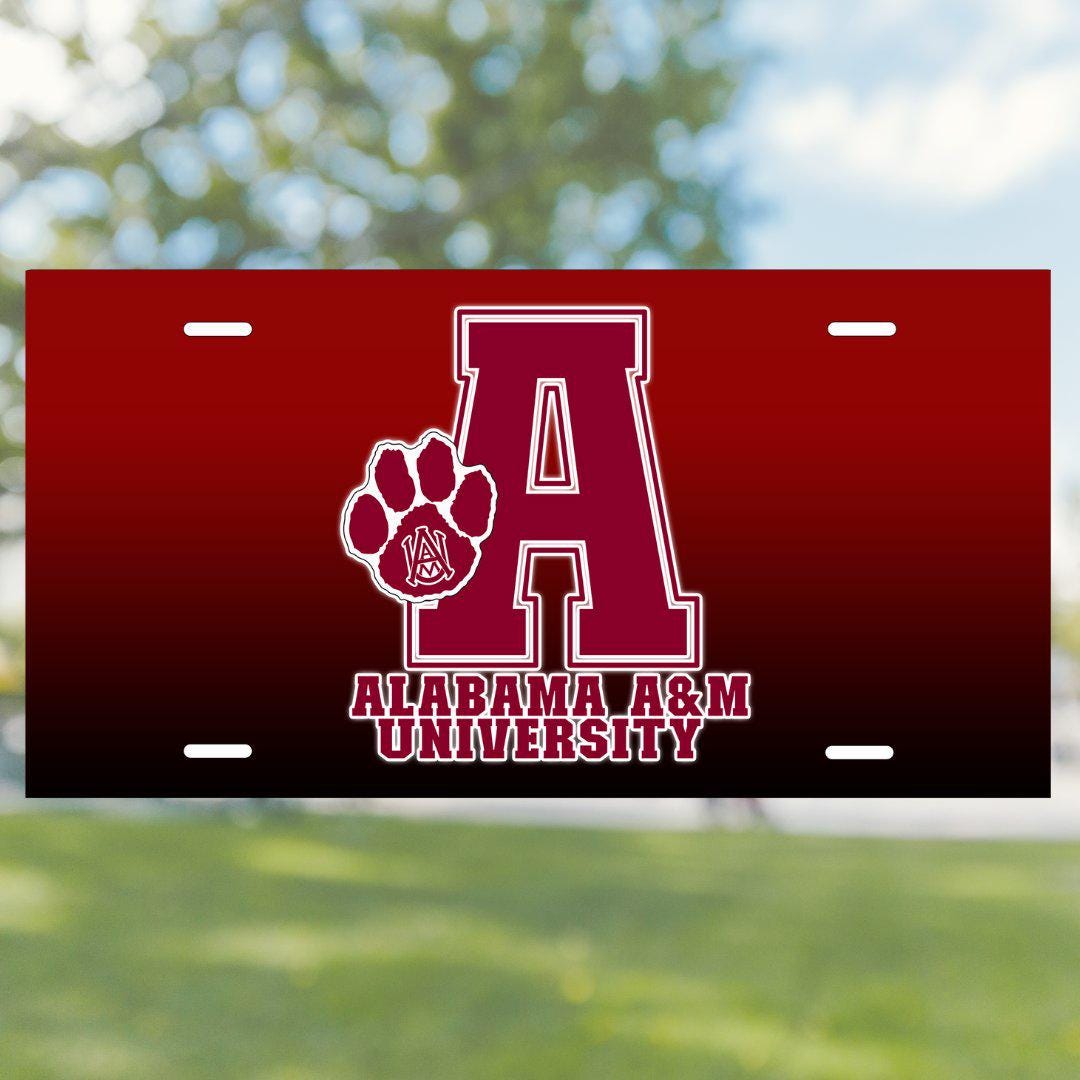 Alabama A&M University HBCU Aluminum Car Tag - Etsy