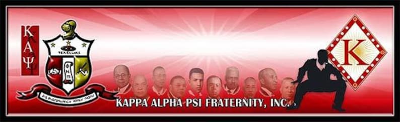 Kappa Alpha Psi Custom Print With Frame - Etsy
