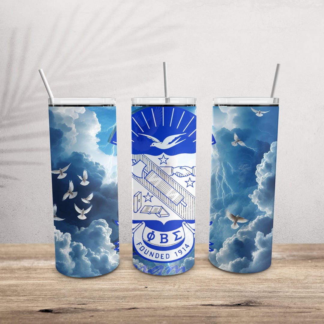 Phi Beta Sigma Dove Tumbler - Etsy
