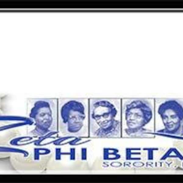 Zeta Phi Beta Name Plaque - Etsy