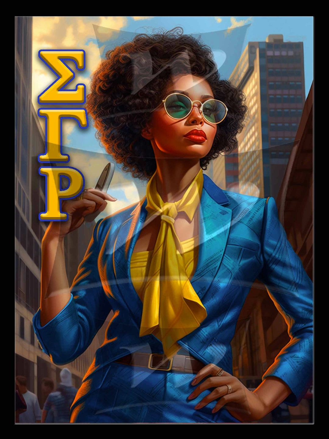 Sigma Gamma Rho 3D Hologram Art - Etsy