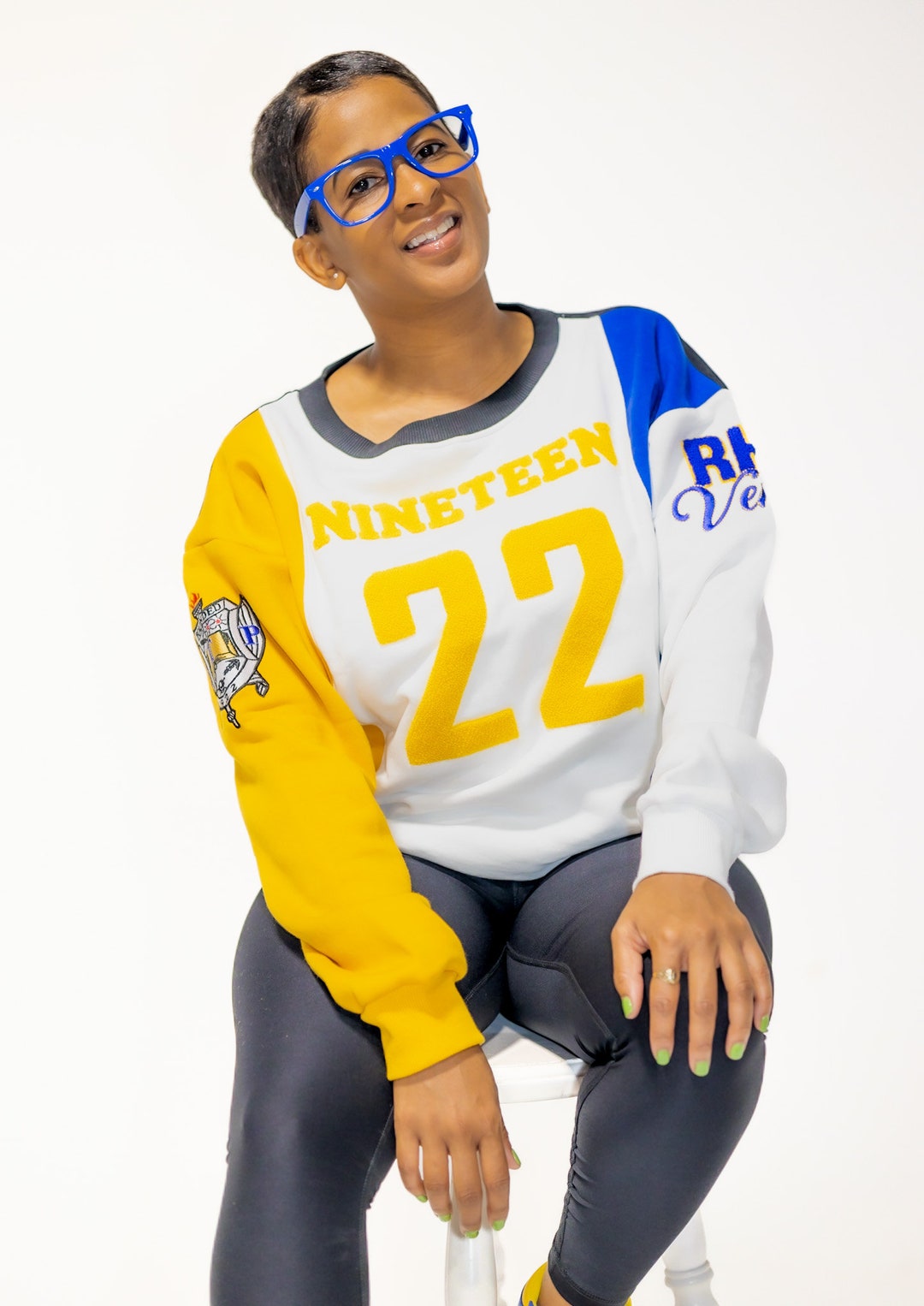 Sigma Gamma Rho "rhovember" Nineteen 22 Chenille and Embroidered ...