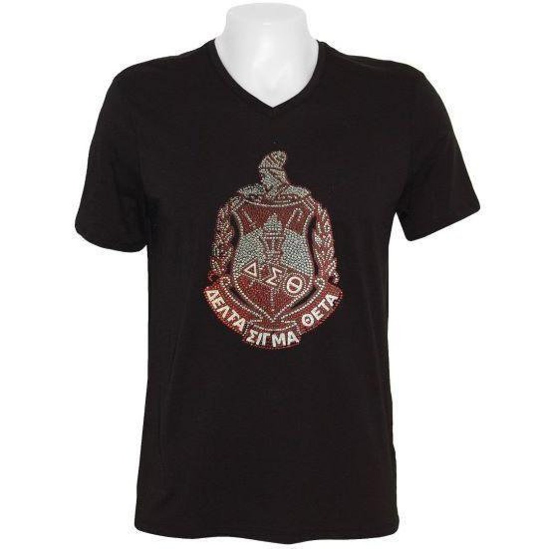 Delta Sigma Theta Bling Crest Tee - Etsy