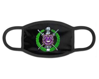 Omega Psi Phi Face Mask - Etsy