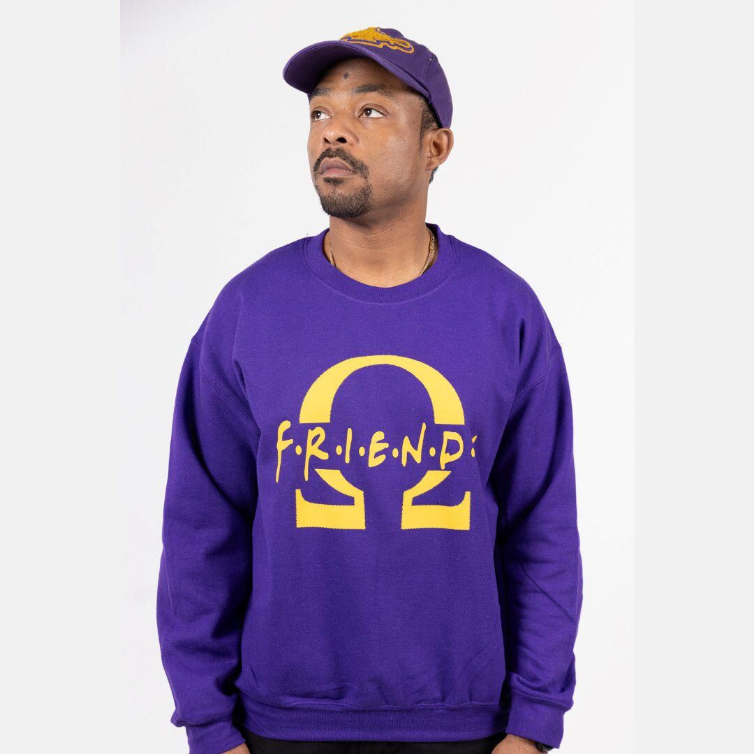Omega Psi Phi Friends Screenprint Tee/sweatshirt - Etsy