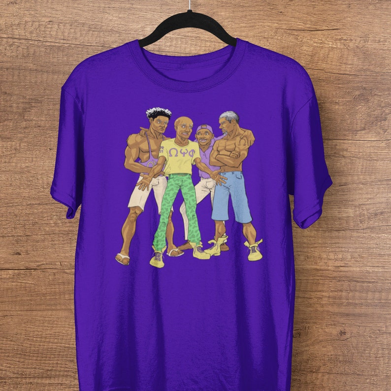 Being The Bruhz Omega Psi Phi Screen Printed T Shirt Etsy
