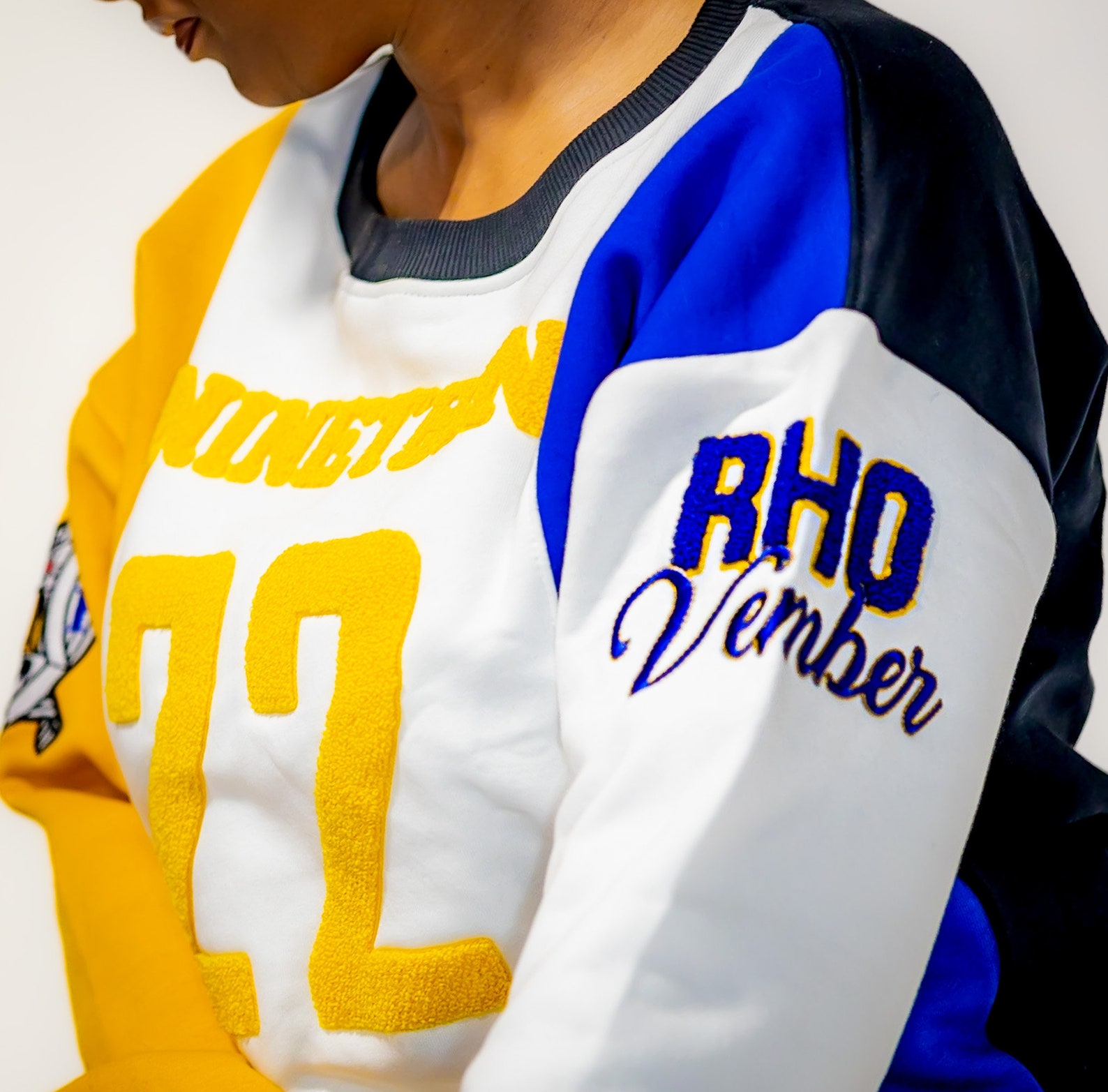 Sigma Gamma Rho "rhovember" Nineteen 22 Chenille and Embroidered ...