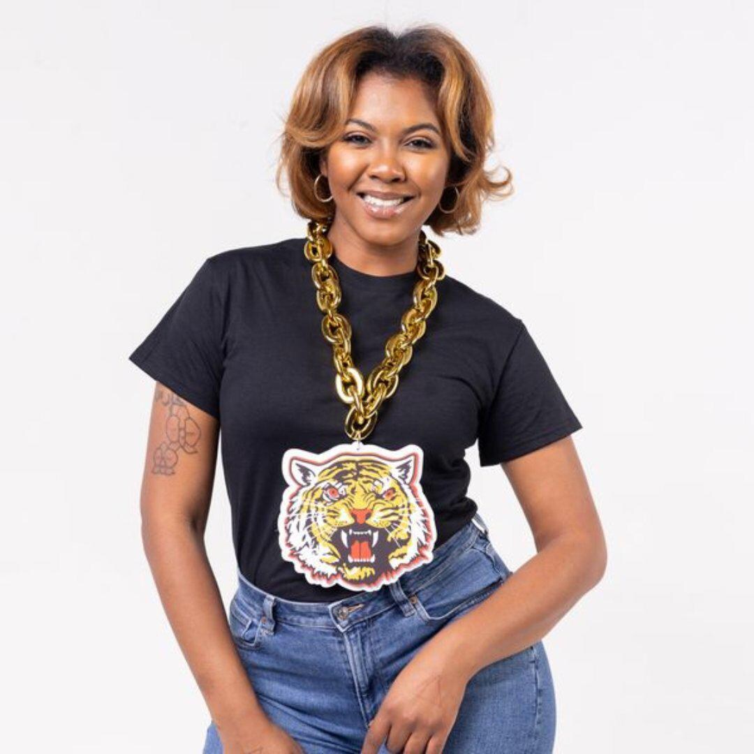 Grambling Tiger HBCU Giant Chain With Foam Pendant - Etsy