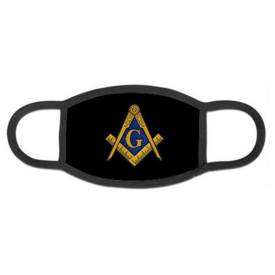 Made in USA Mason / Order of Eastern Star Mask W/ Filter POCKET Adult Unisex Anti-dust Cotton ...