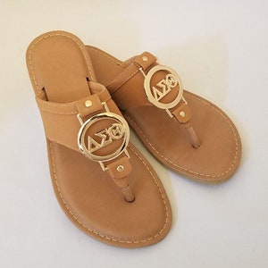 Delta Sigma Theta Open Toe Thing Sandal - Etsy