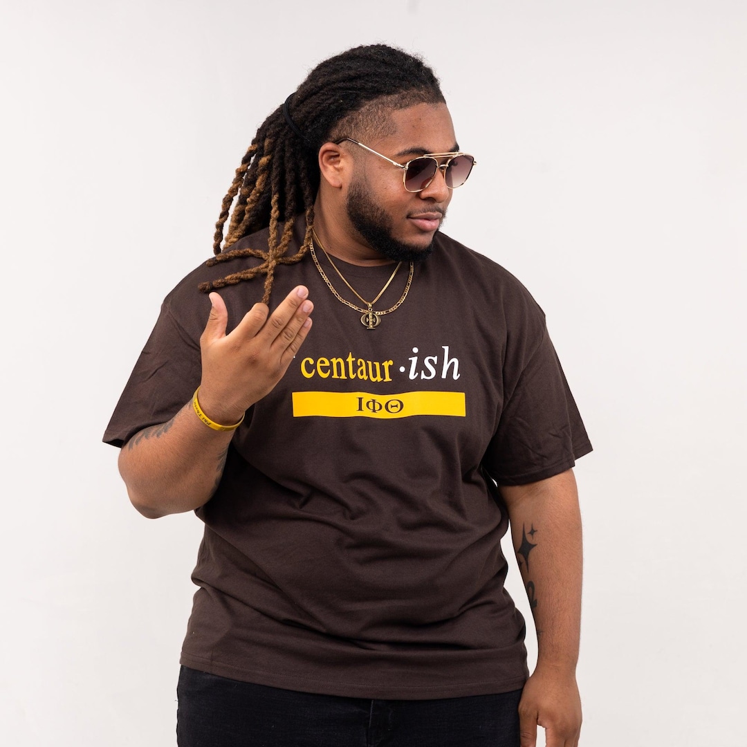 Centaur-ish Iota Phi Theta Blackish Themed Screen Printed Shirt - Etsy