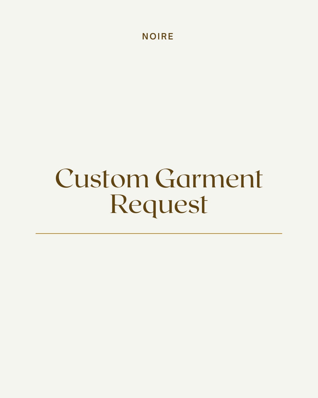 Custom Garment Request - Etsy