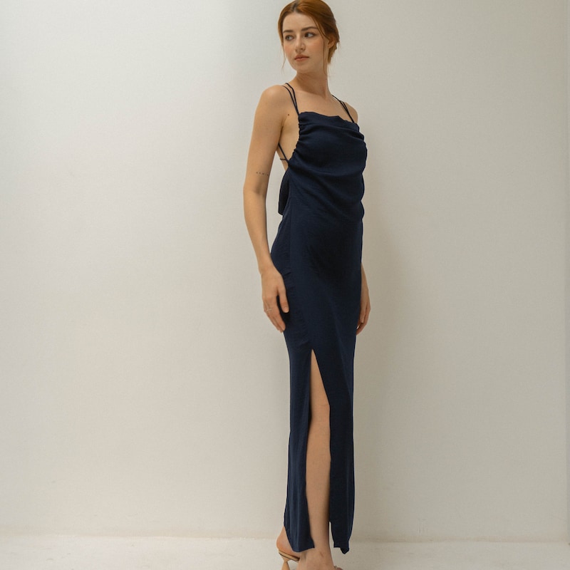 Open Side Dress - Etsy