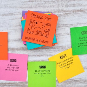 Happiness Reflection Cards - Conversation Starters - Inspirational ...