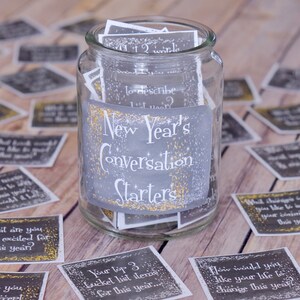New Years Conversation Starters Game | Reflection, Resolutions and Goal ...