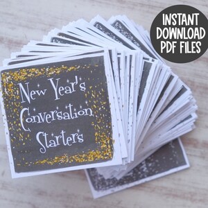 New Years Conversation Starters Game Reflection, Resolutions and Goal ...