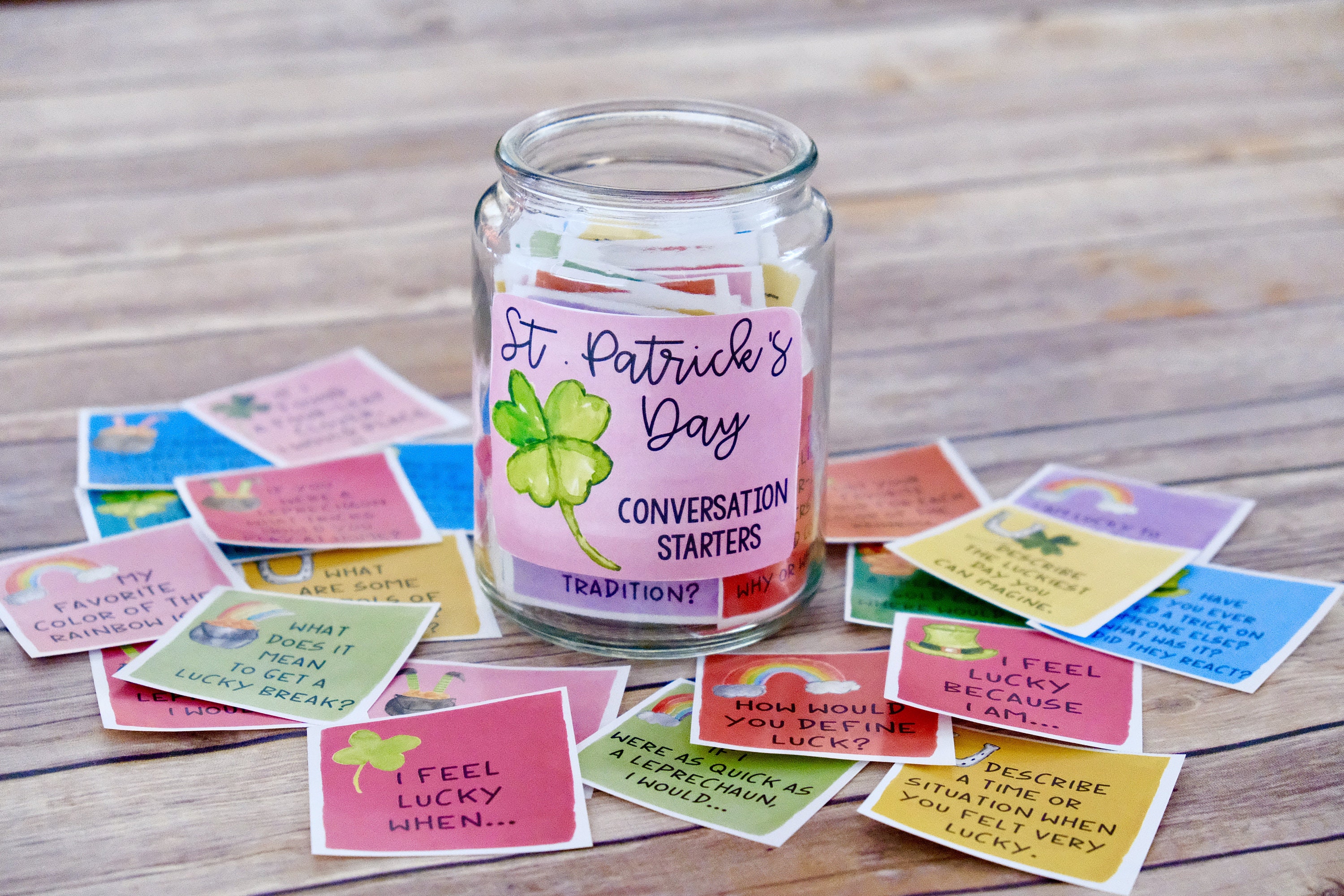 St. Patrick's Day Conversation Starters Family Dinner - Etsy