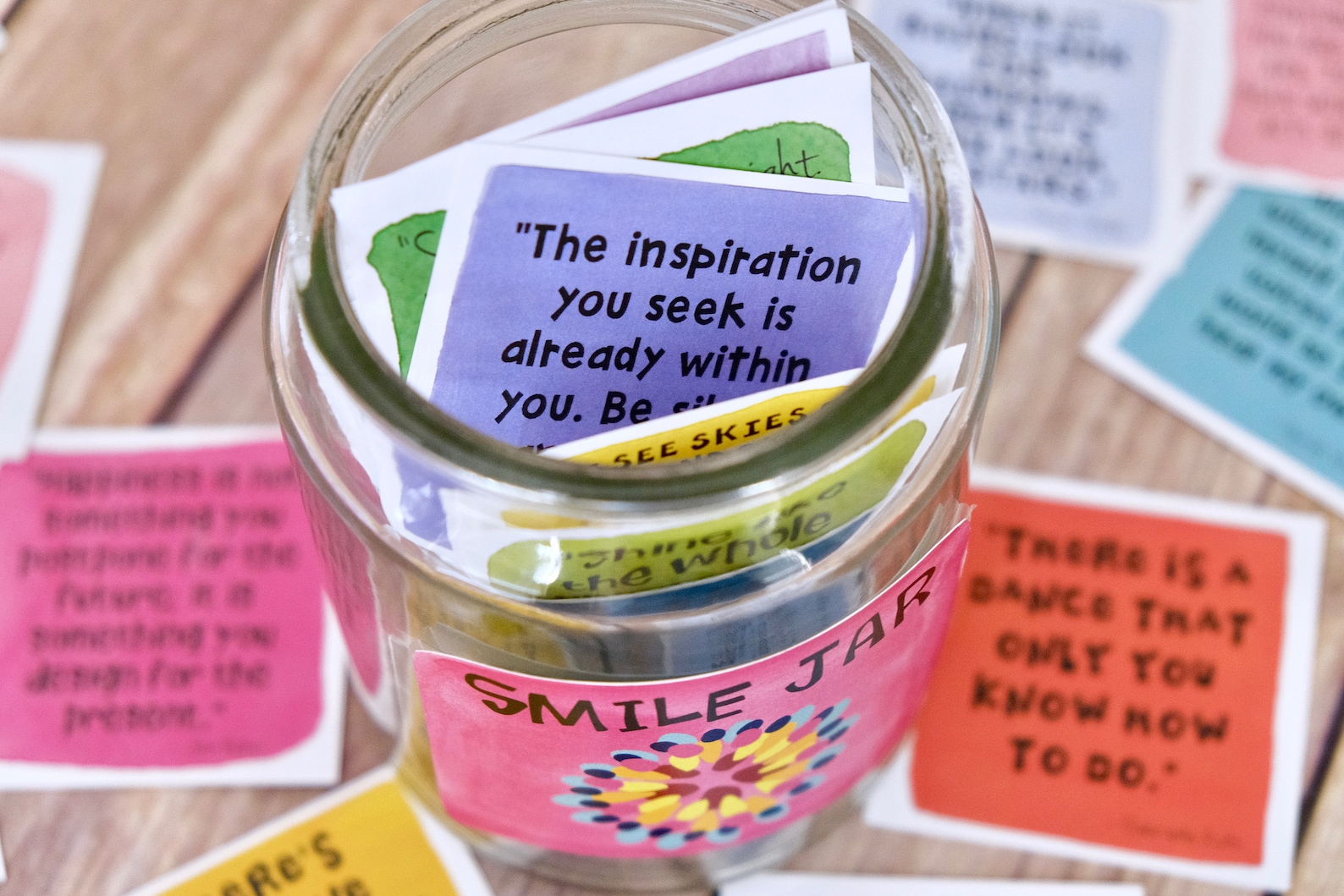 Inspirational Quote Cards Set 2 Positive Messages | Etsy