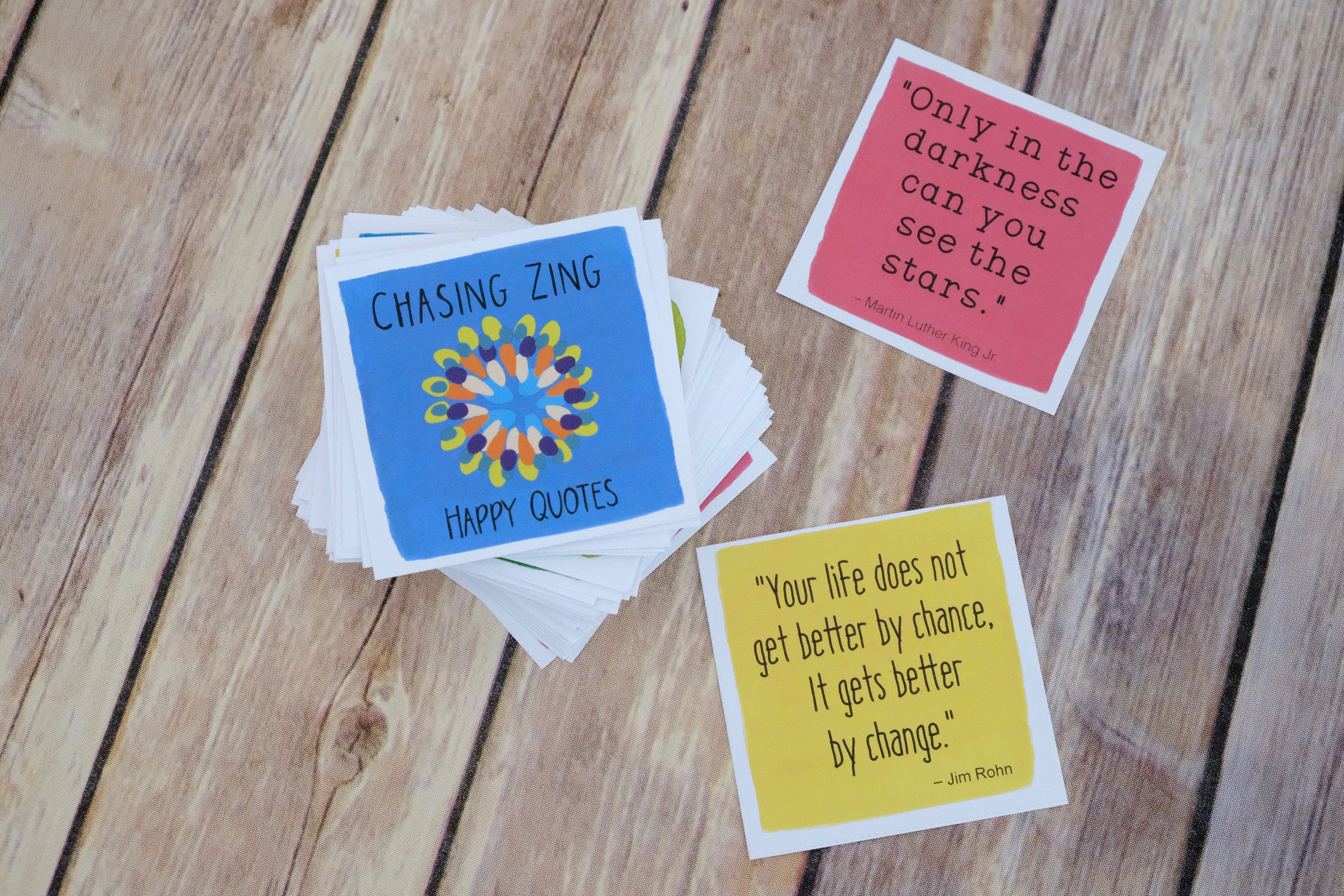 Inspirational Quote Cards Set 1 Positive Messages Happy - Etsy