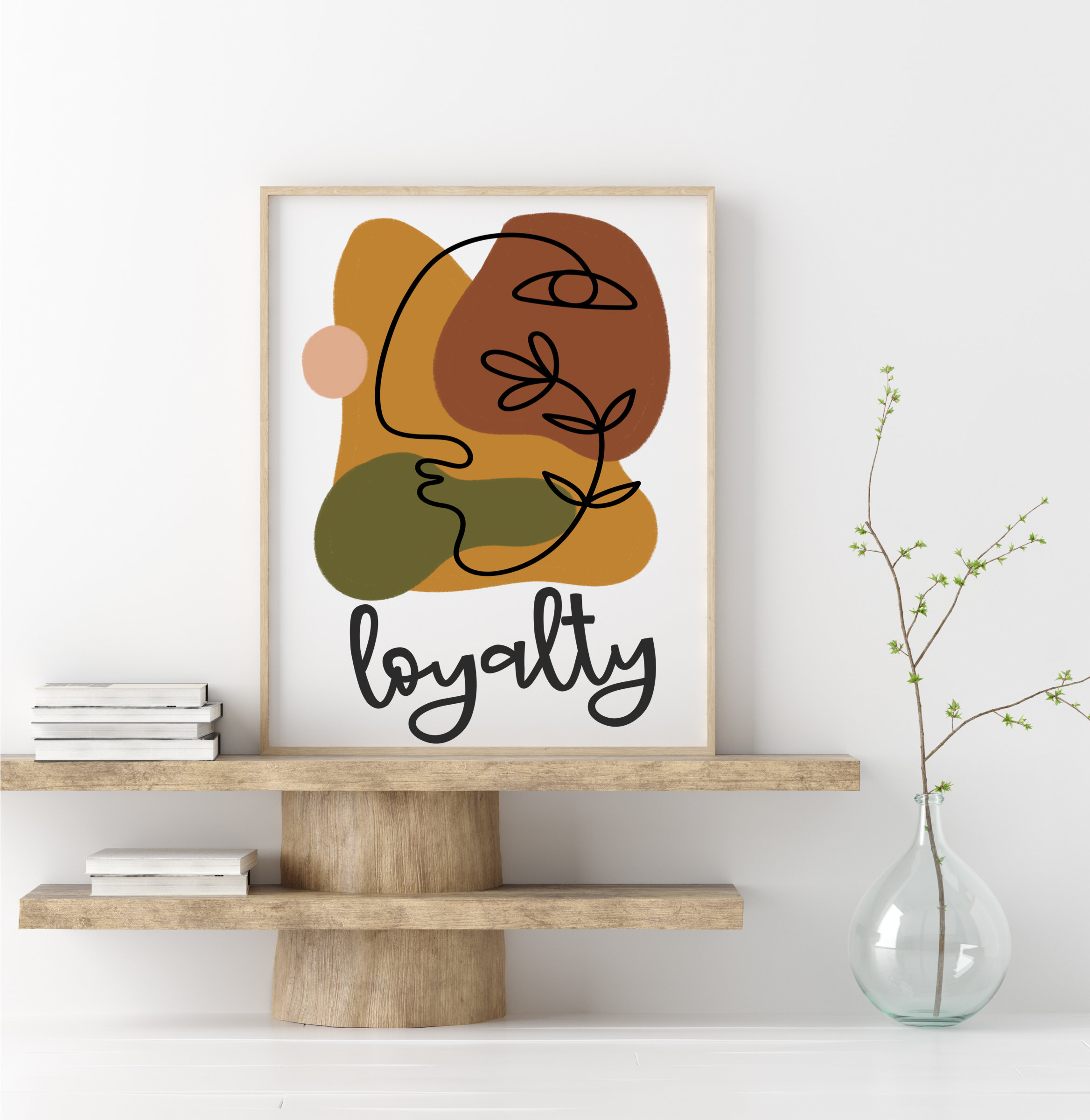 Boho Inspired Word Posters Printable Wall Art Digital | Etsy