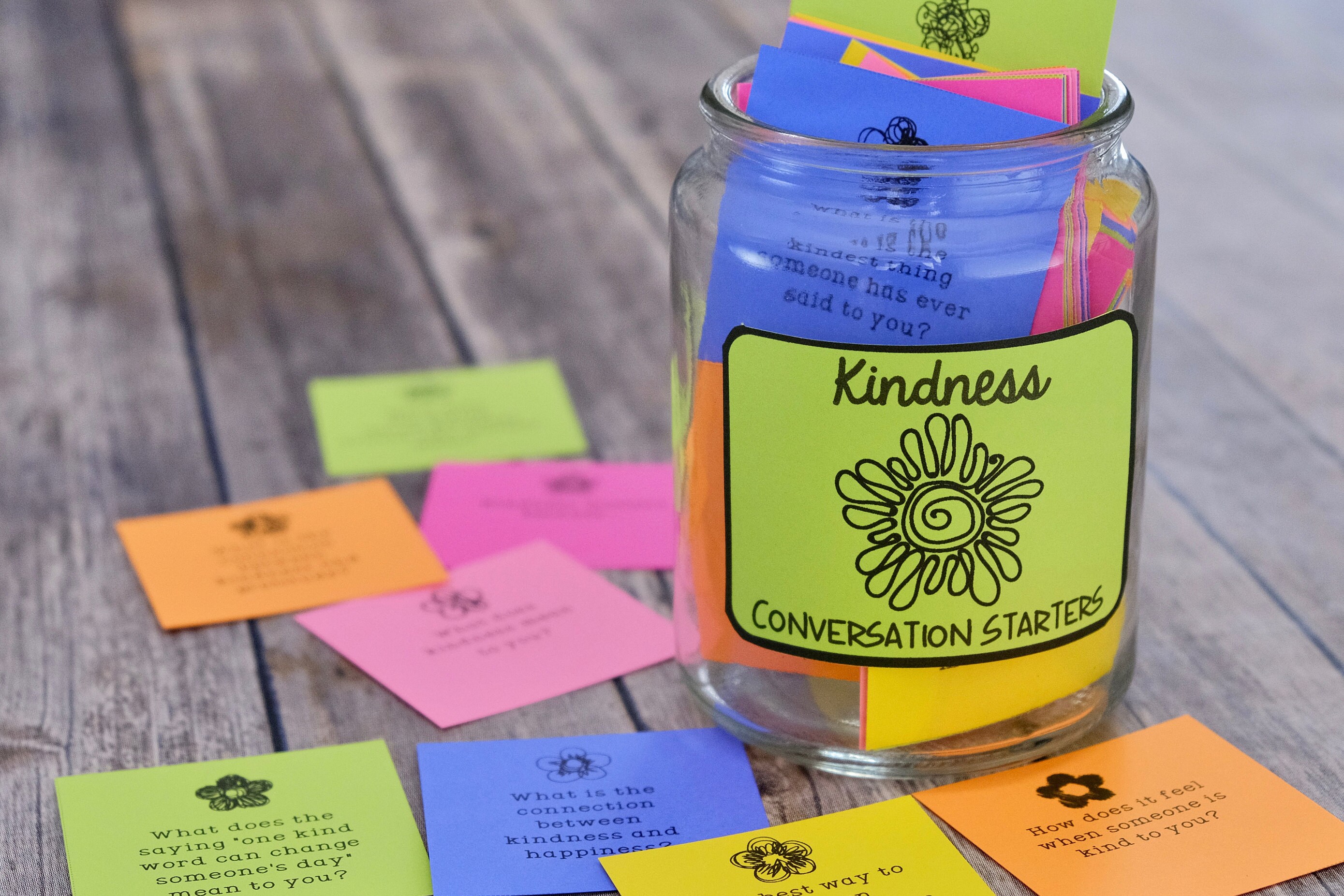 Kindness Conversation Starters for Reflecting and Discussing | Etsy