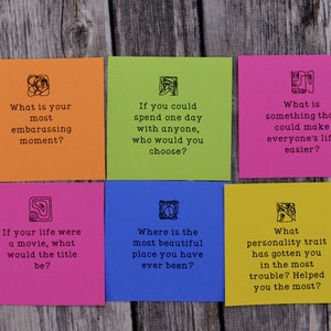 Conversation Starters - All About Life - Reflection Cards ...